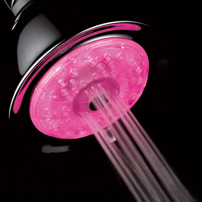 Lmix Led Shower Head And Reviews Wayfair